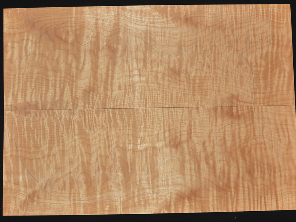 Bookmatched Guitar Tonewood Top Sets, Curly Maple, Quilted Maple, Koa