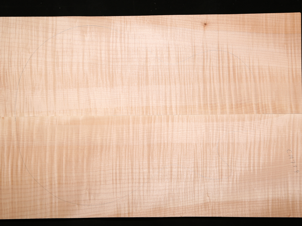 Bookmatched Guitar Tonewood Top Sets, Curly Maple, Quilted Maple, Koa